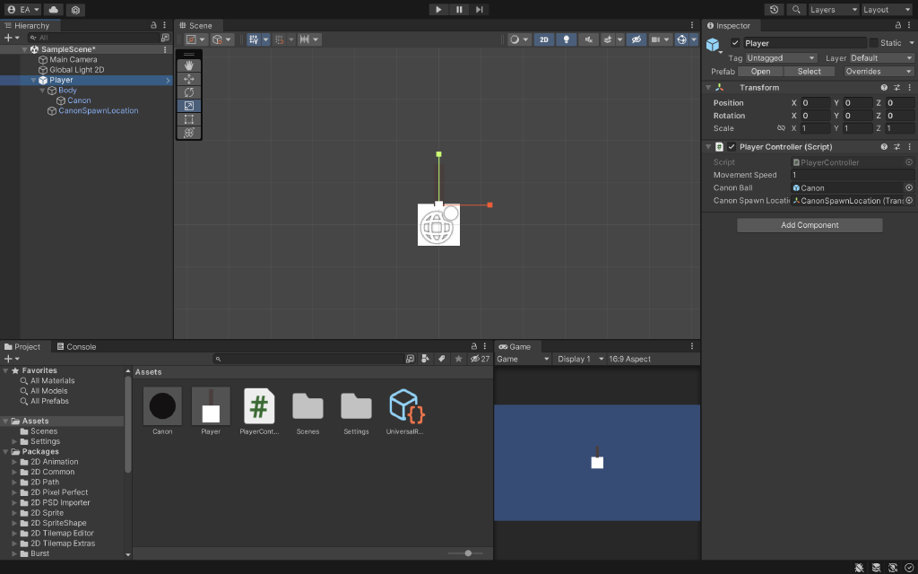 Game Development Club Tutorial: Top Down Shooter