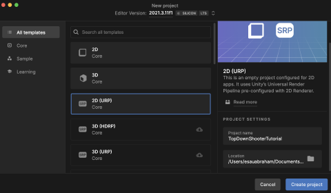 Game Development Club Tutorial: Top Down Shooter